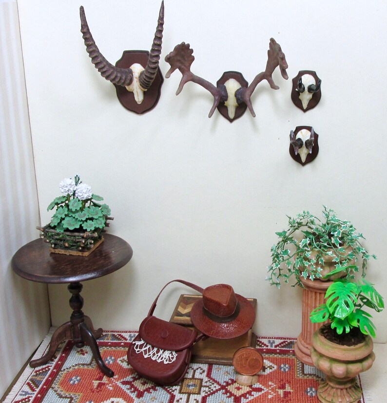 Hunting Horns Trophy , Original Model, 1/12 Scale - Etsy