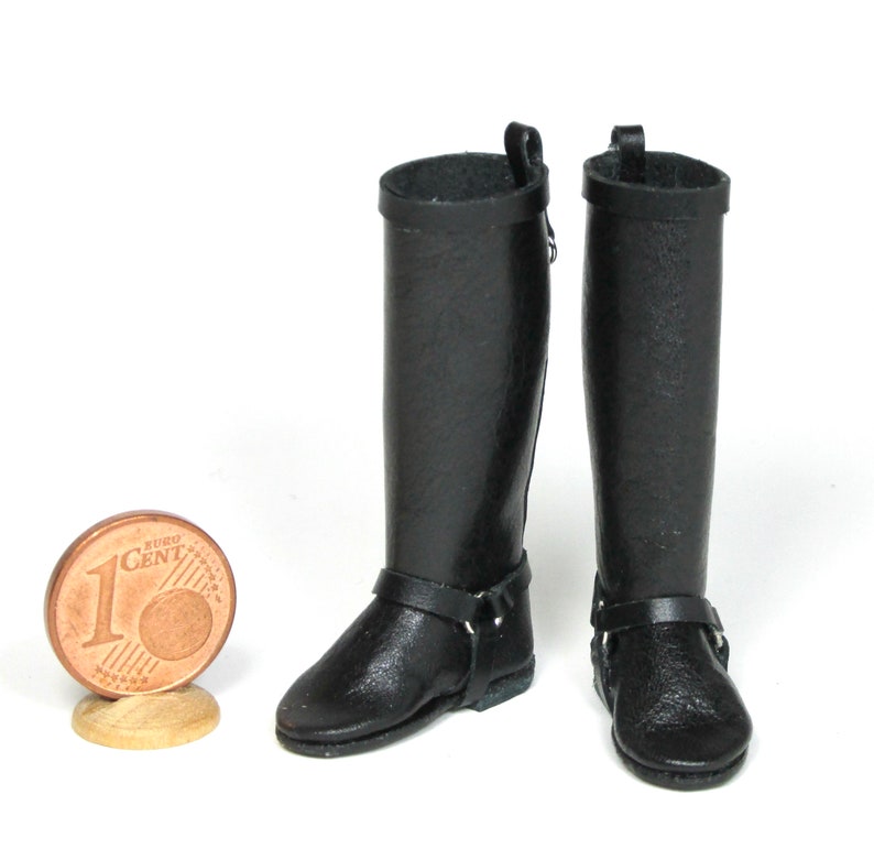 Miniature Riding Boots Leather 1/12 Scale - Etsy