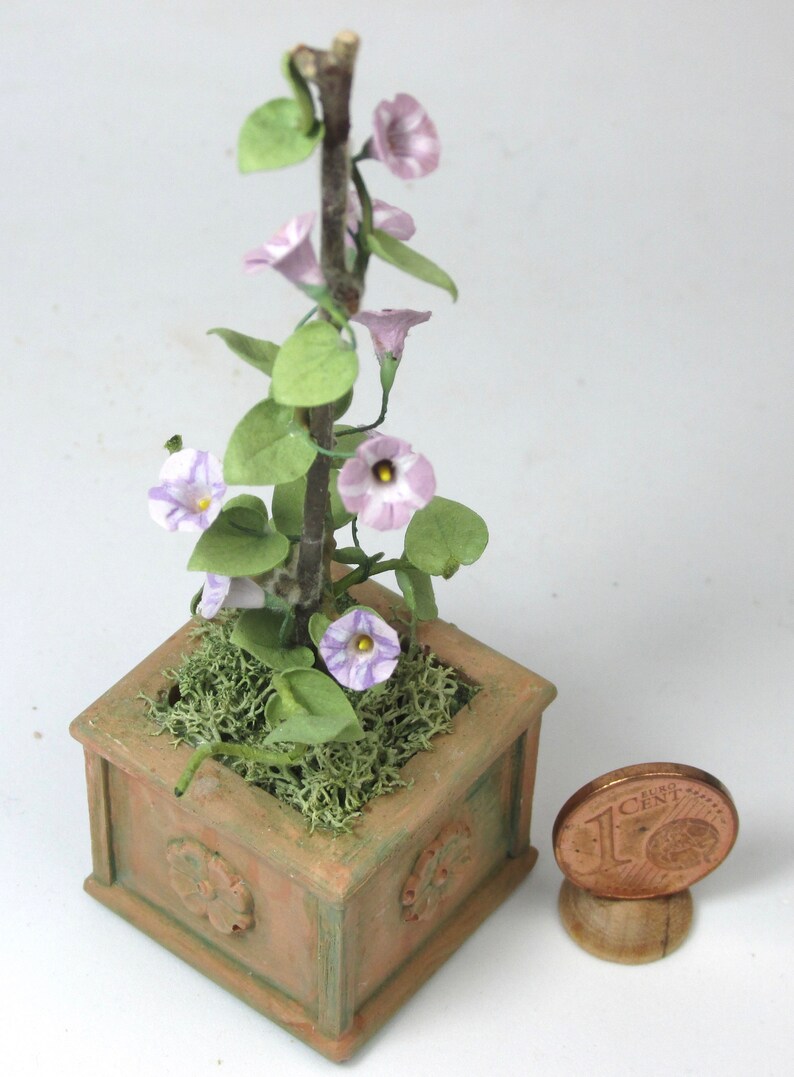 Potted plants handmade in paper 1/12 scale | Etsy