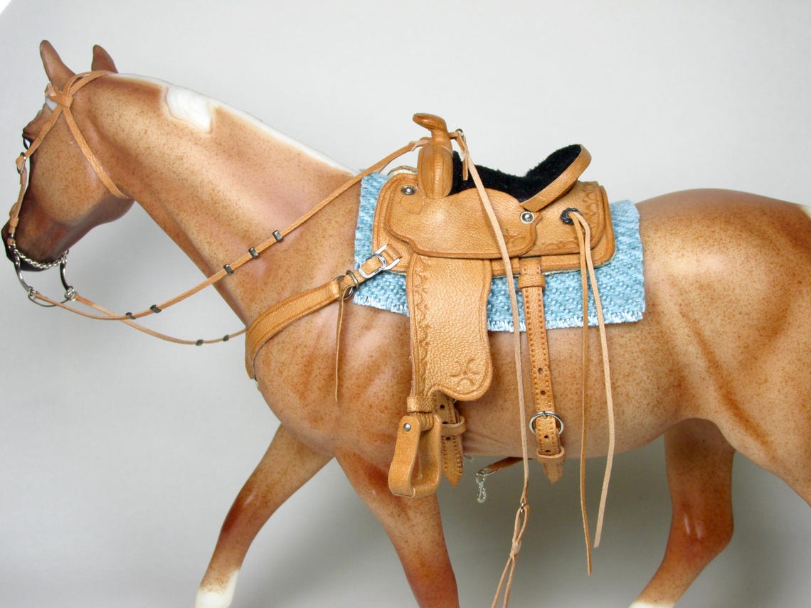 Miniature Western Leather Saddle, 1/12 Scale - Etsy