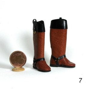 Miniature Riding Boots, Leather, 1/12 Scale - Etsy