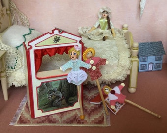 Dollhouse Puppet Theater - Etsy