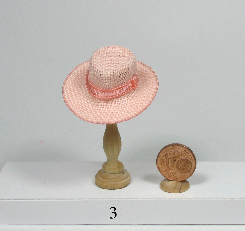 Miniature Hats Panama Model 1/12 Scale | Etsy