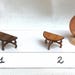 Half-round Table, Walnut or Cherry Wood, Handmade in 1/144 Scale - Etsy