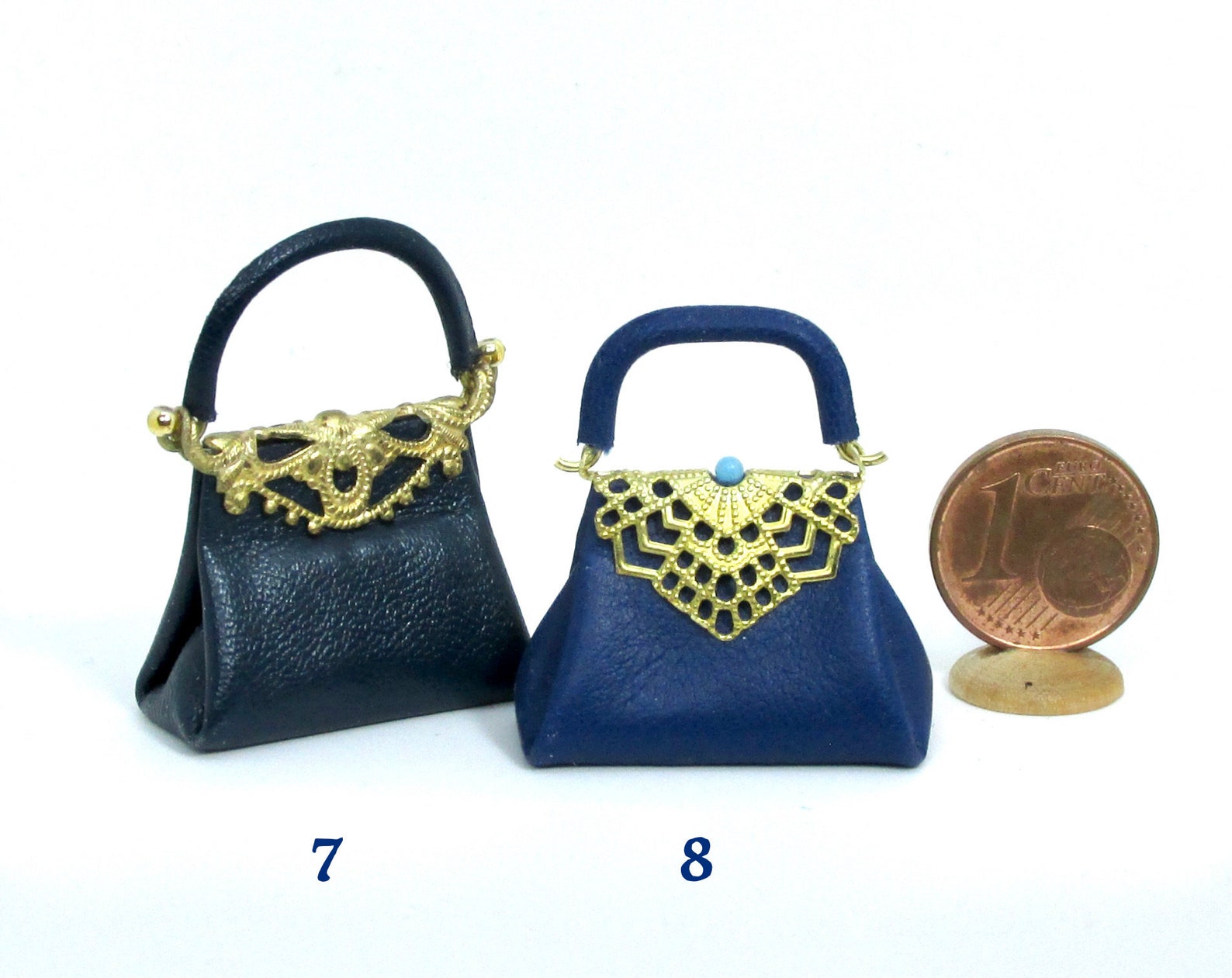 Miniature Vintage Handbags, 1/12 Scale - Etsy
