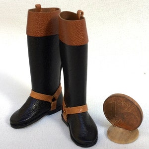 Miniature Riding Boots, Leather, 1/12 Scale - Etsy