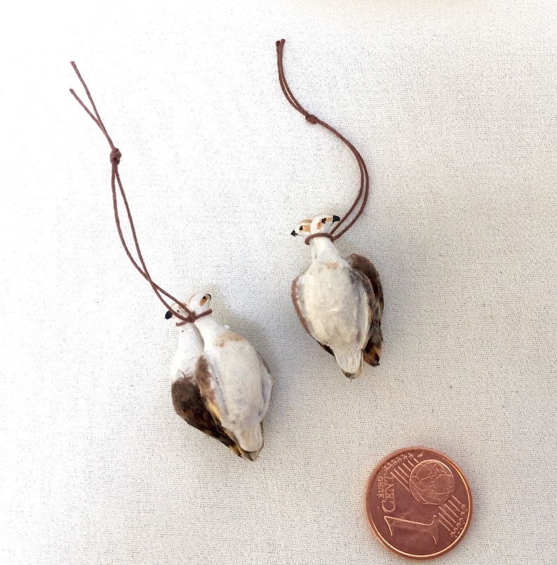 Miniature realistic 1/12 scale birds with real feathers | Etsy