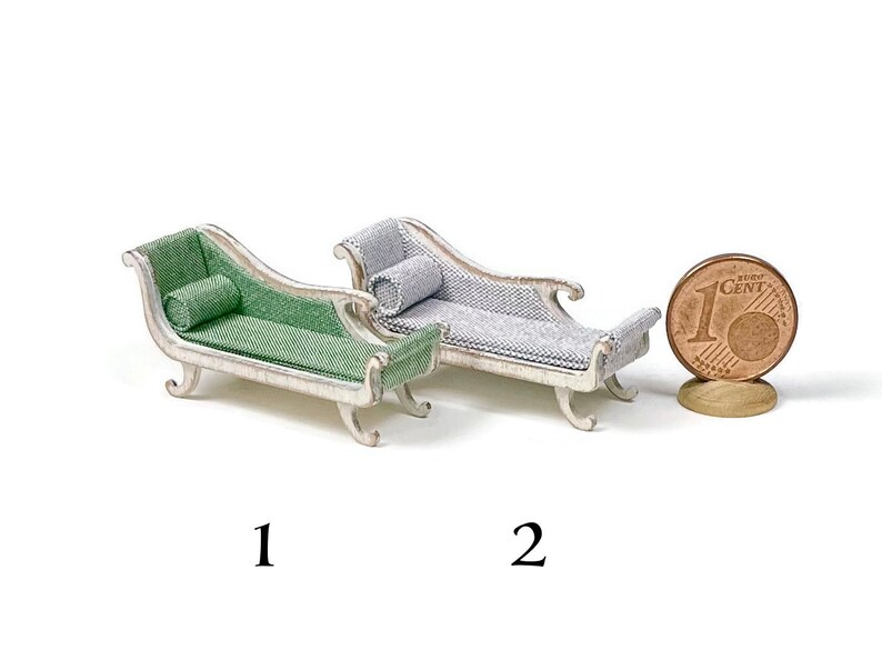 Miniature Chaise Lounges, 1/48 Scale - Etsy