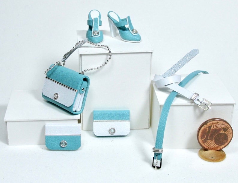 Miniature Leather Accessories 1/12 Scale - Etsy