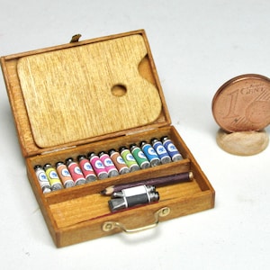 Miniature Paint Case, 1/12 Scale - Etsy