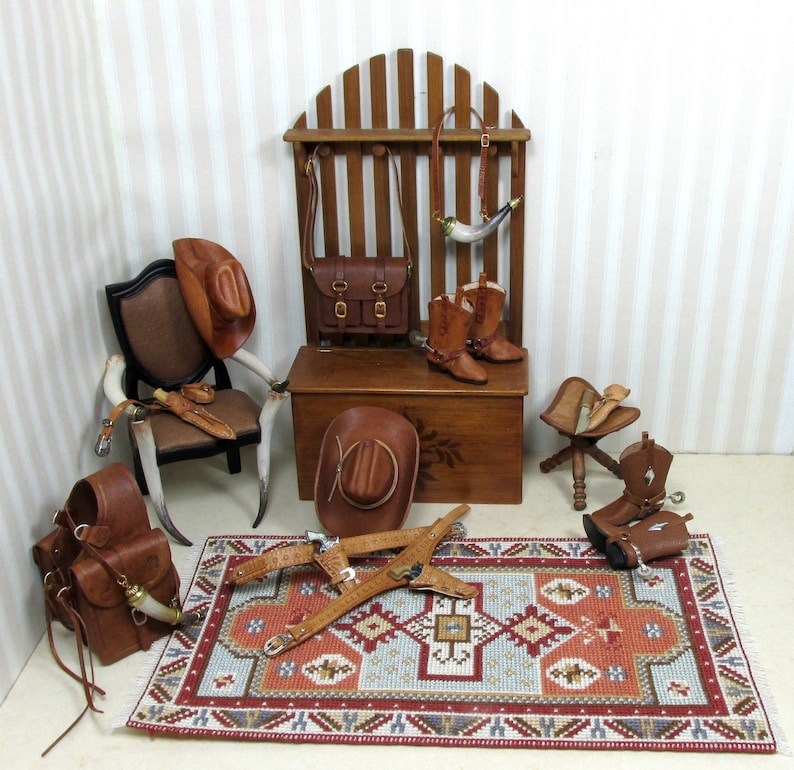 Miniature Cowboys Clothing Accessories 1/12 Scale - Etsy