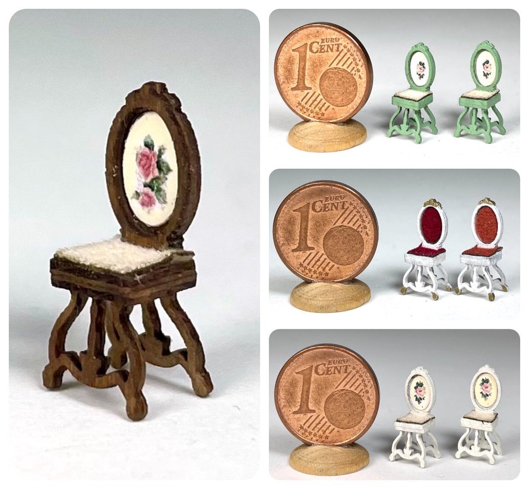 Elegant Tiny Chair, 1/144 Scale - Etsy