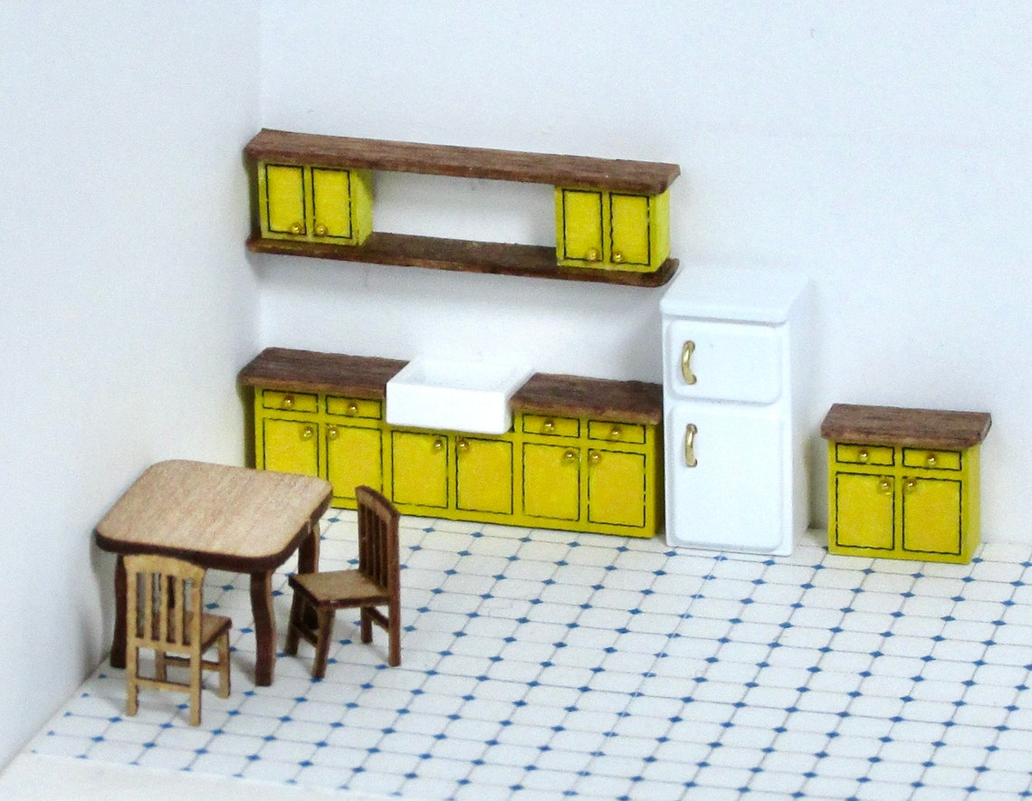Miniature Kitchen 1/144 Scale - Etsy