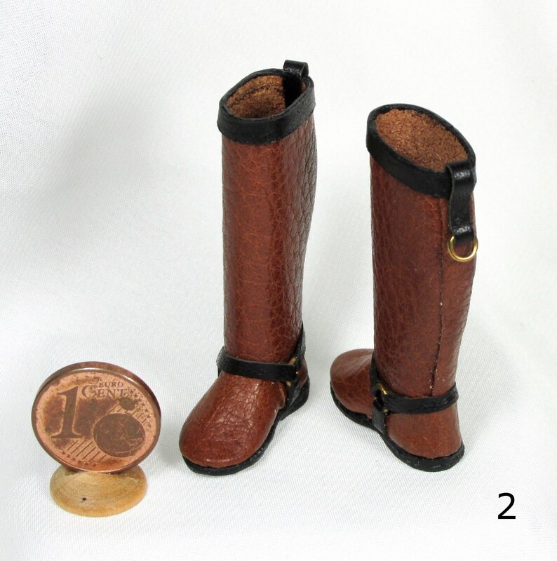 Miniature Riding Boots Leather 1/12 Scale - Etsy