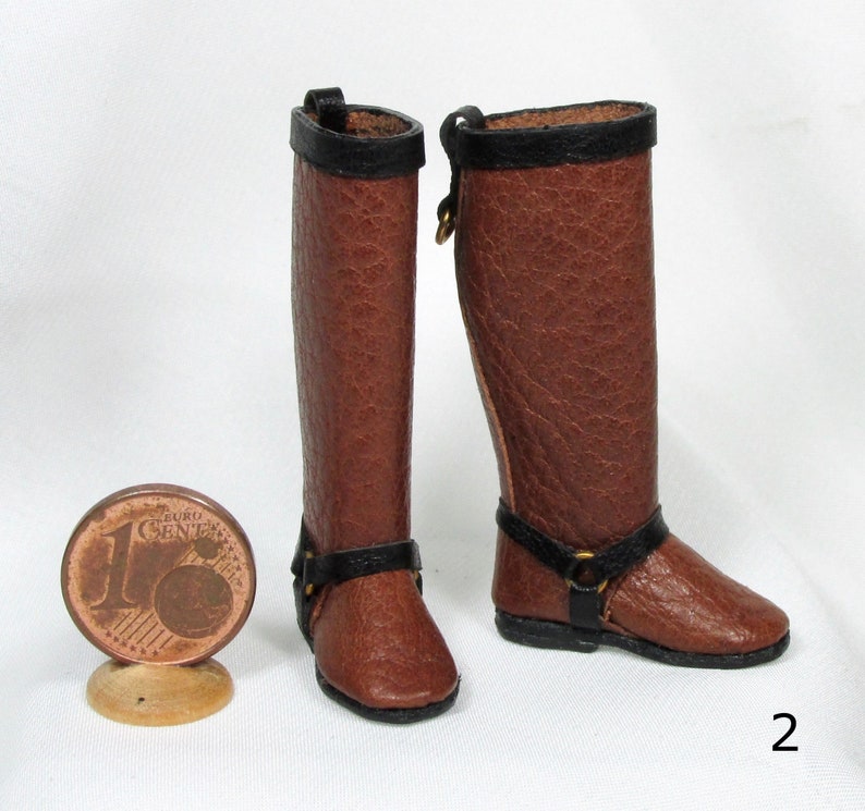 Miniature Riding Boots Leather 1/12 Scale - Etsy