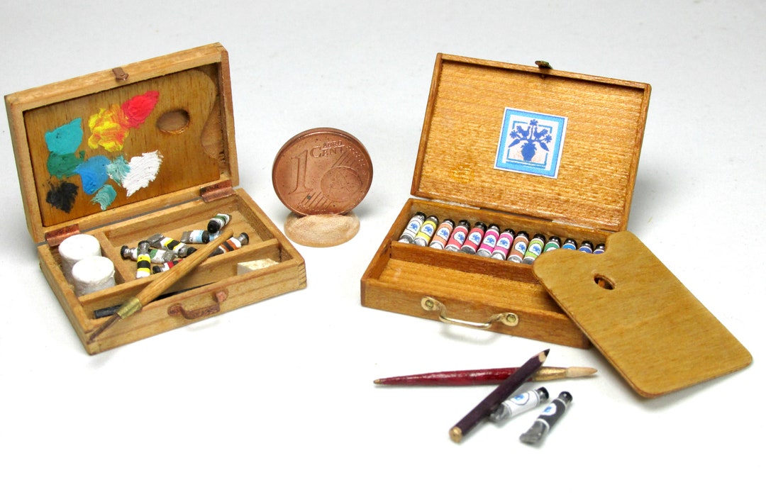 Miniature Paint Case, 1/12 Scale - Etsy