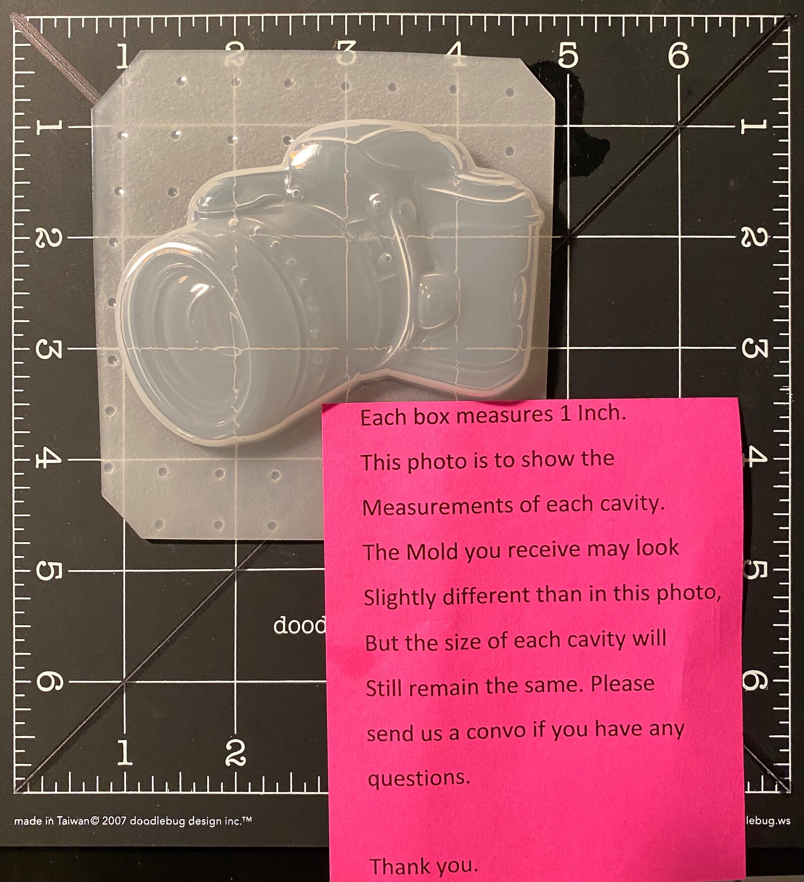 Camera Mold Size of Camera is 2.75 X 3.75 X 3/8 this - Etsy