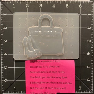 Purse W/ Heals Mold this is a Durable Flexible - Etsy