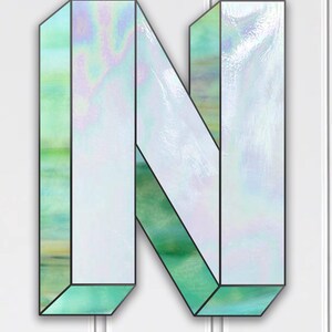 Three Color Alphabet Stained Glass Pattern | 26 Letter Digital Files ...