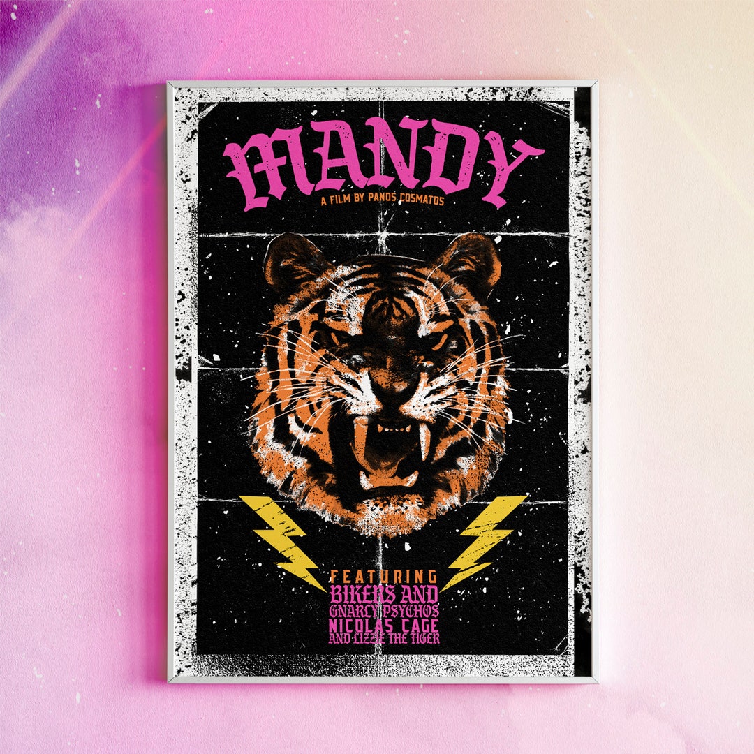 Officially Licensed Mandy Movie Poster, Limited Edition, Cheddar Goblin ...