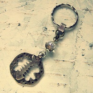 Fish Bone Keychain Fishing Keychain Fish Bone Accessories - Etsy