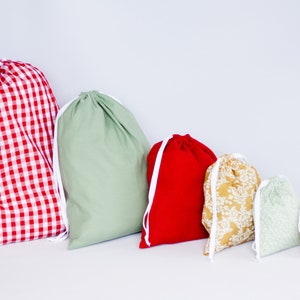 Drawstring Bag Sewing Pattern: 7 Sizes, Backpack, Santa Sack (PDF ...