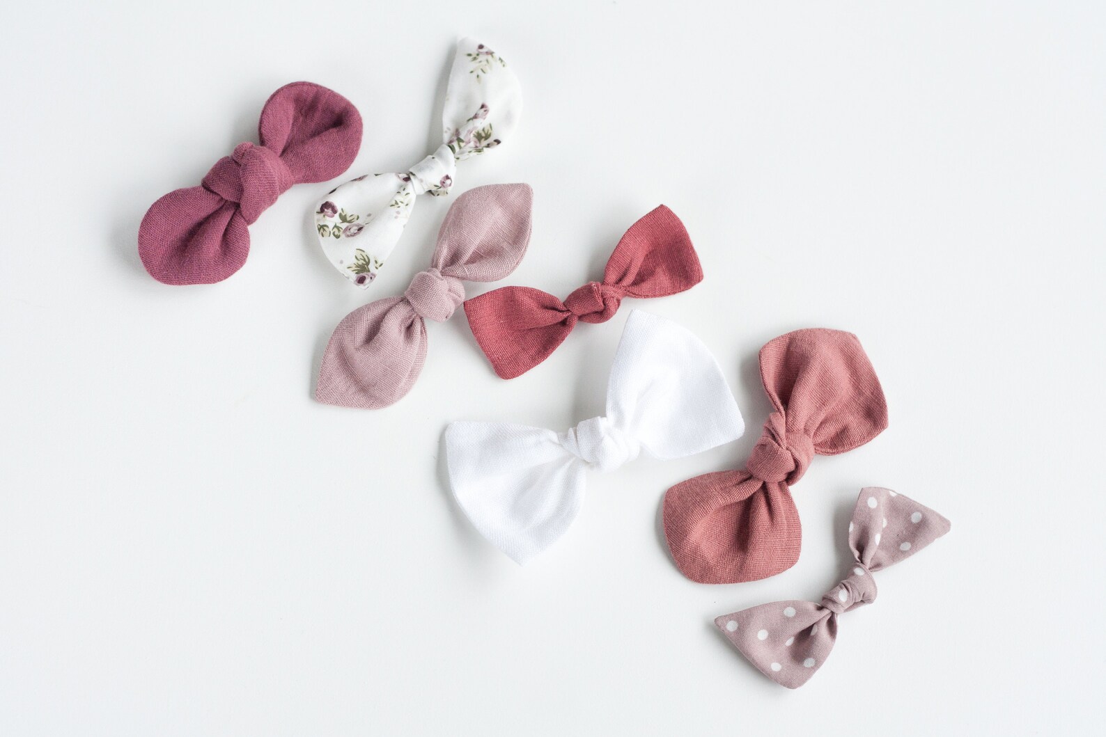 Knotty Hair Bow Pattern 7 Styles PDF Baby Bow Pattern, Baby Headband ...