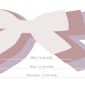 School Girl Bow Sewing Pattern- PDF Hair Bow Pattern, Toddler Pattern ...