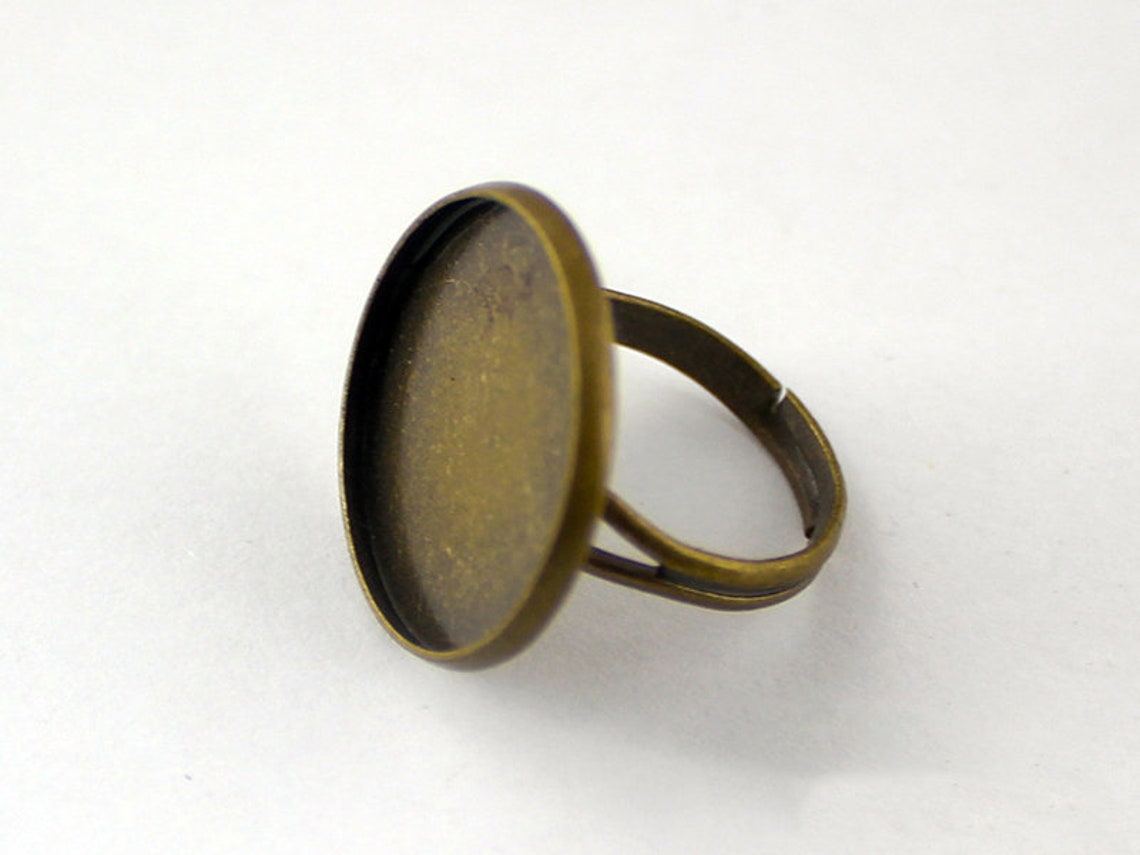 20pcs Adjustable Ring Blanks Ring Base Ring Setting Ring Bezel | Etsy