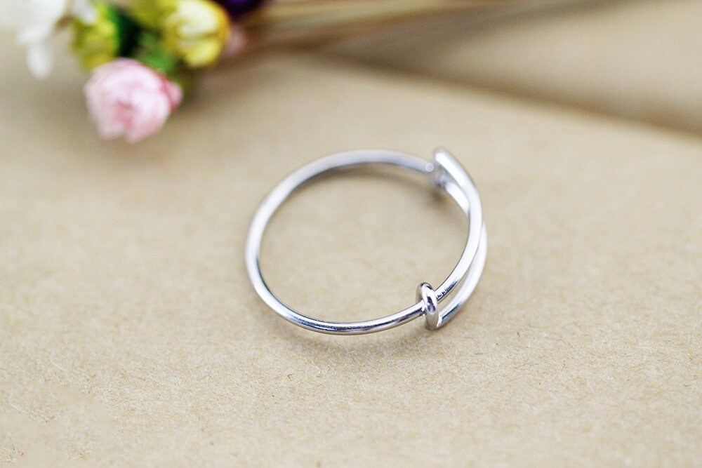 20mm Expandable Ring Charm Ring Midi Ring Stainless Steel Ring - Etsy