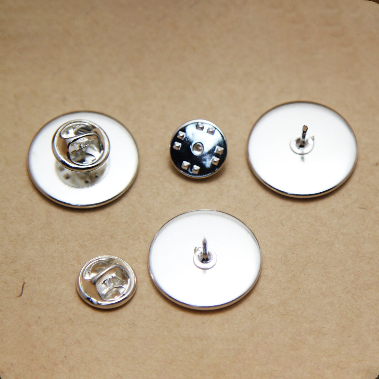 20 Set Lapel Pins 20mm Round Lapel Pin Tie Tack 20mm Cabochon Etsy