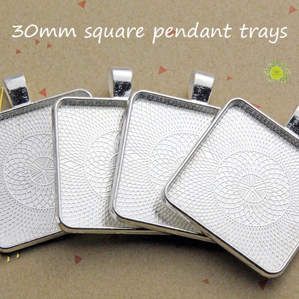 Square Bezel Tray - Etsy