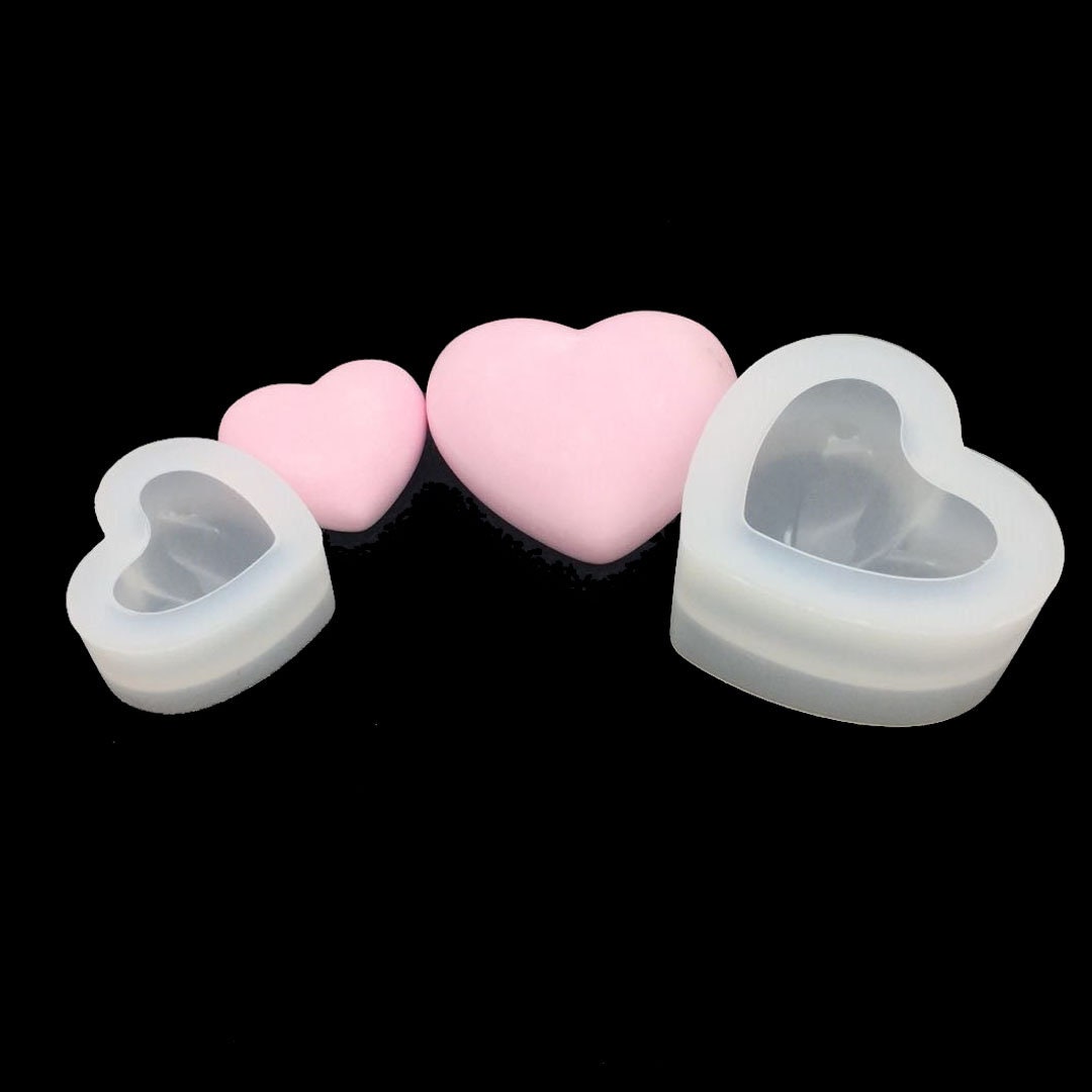 3D HerzForm Silikonform Anhänger Gießen Silikongießen Gießform Gießform ...