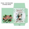 Build a Hot Cocoa Cut & Paste Craft, Christmas Chocolate Drink Coloring ...