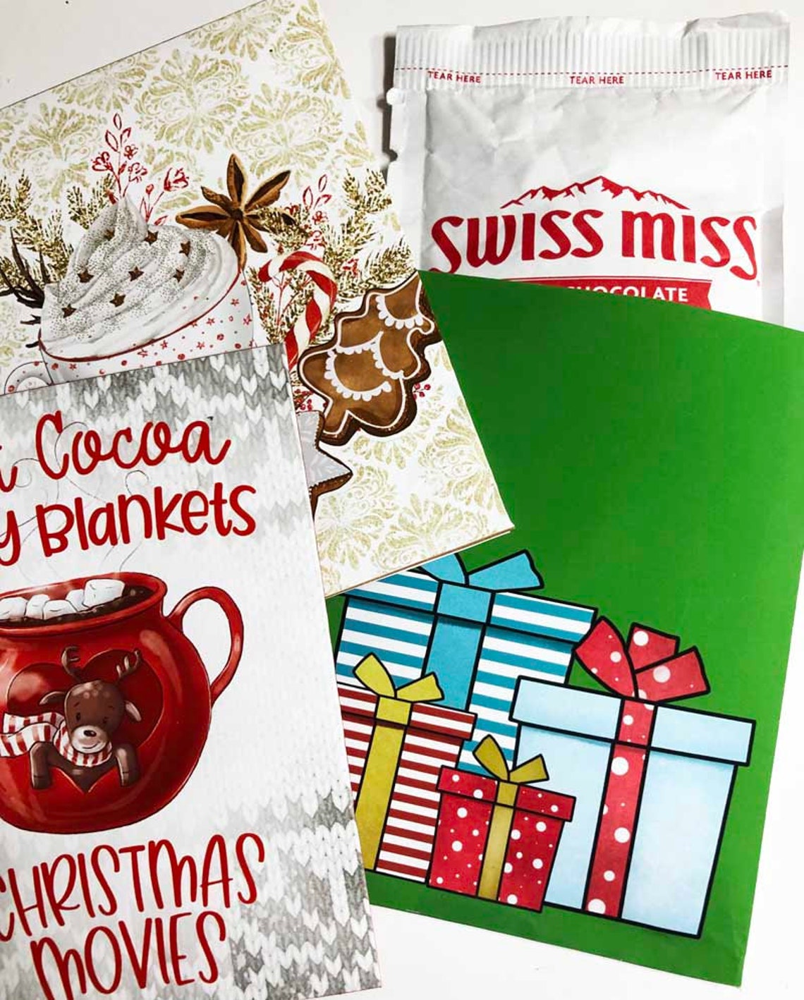 Cocoa Wrapper Envelope Sleeve, Sweet Holiday Wishes Cocoa Wrapper ...