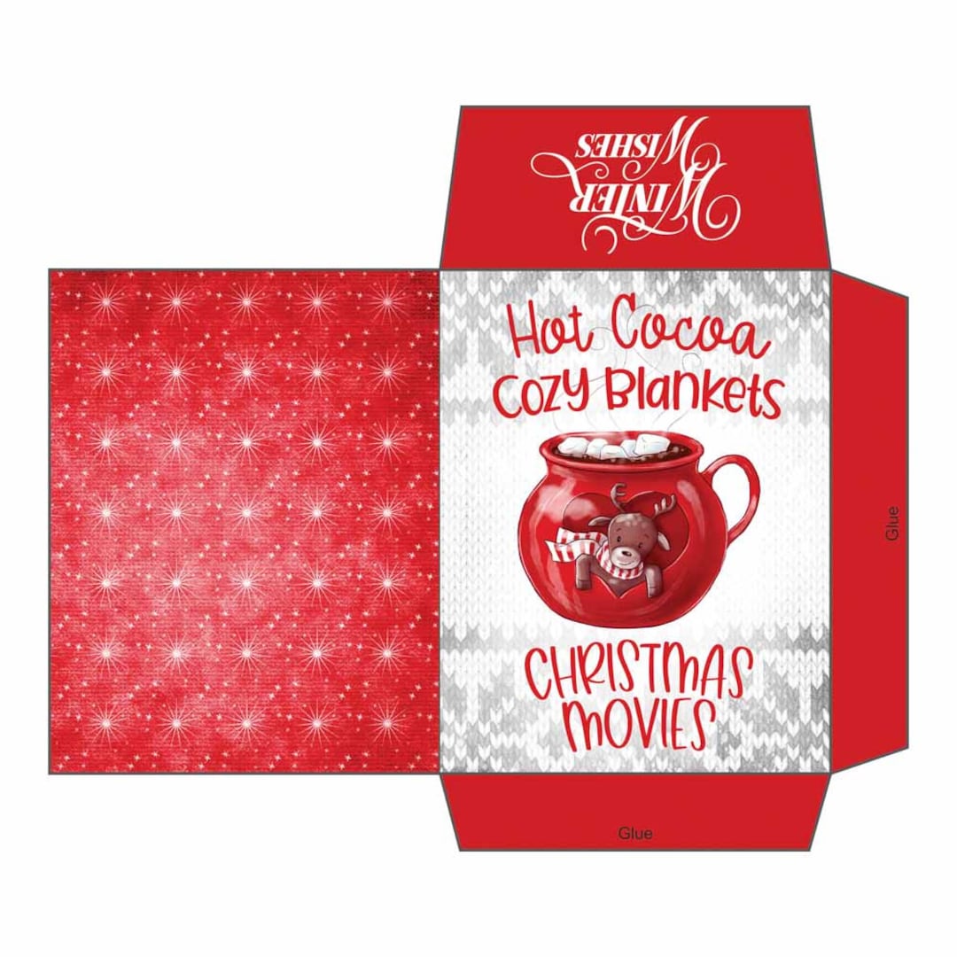 Cocoa Envelope Hot Cocoa Cozy Blankets Christmas Movies Cocoa Packet ...