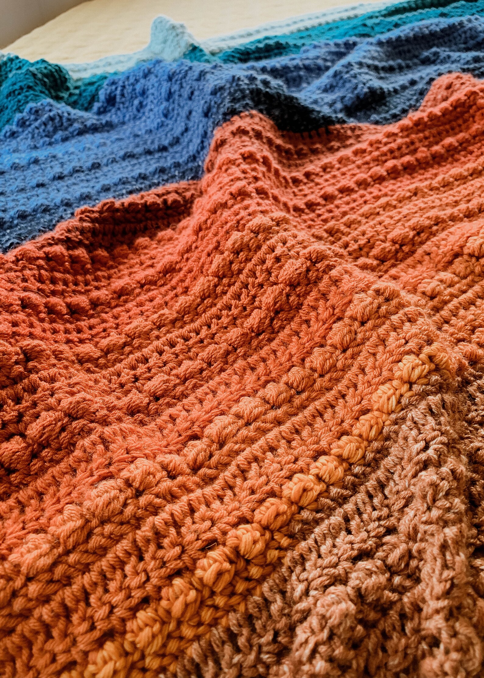 CROCHET PATTERN Easy Scrap Throw Blanket Stash Buster | Etsy