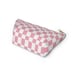 Pink and White Checker Bag Cosmetic & Travel Bag Checkered Makeup Bag ...