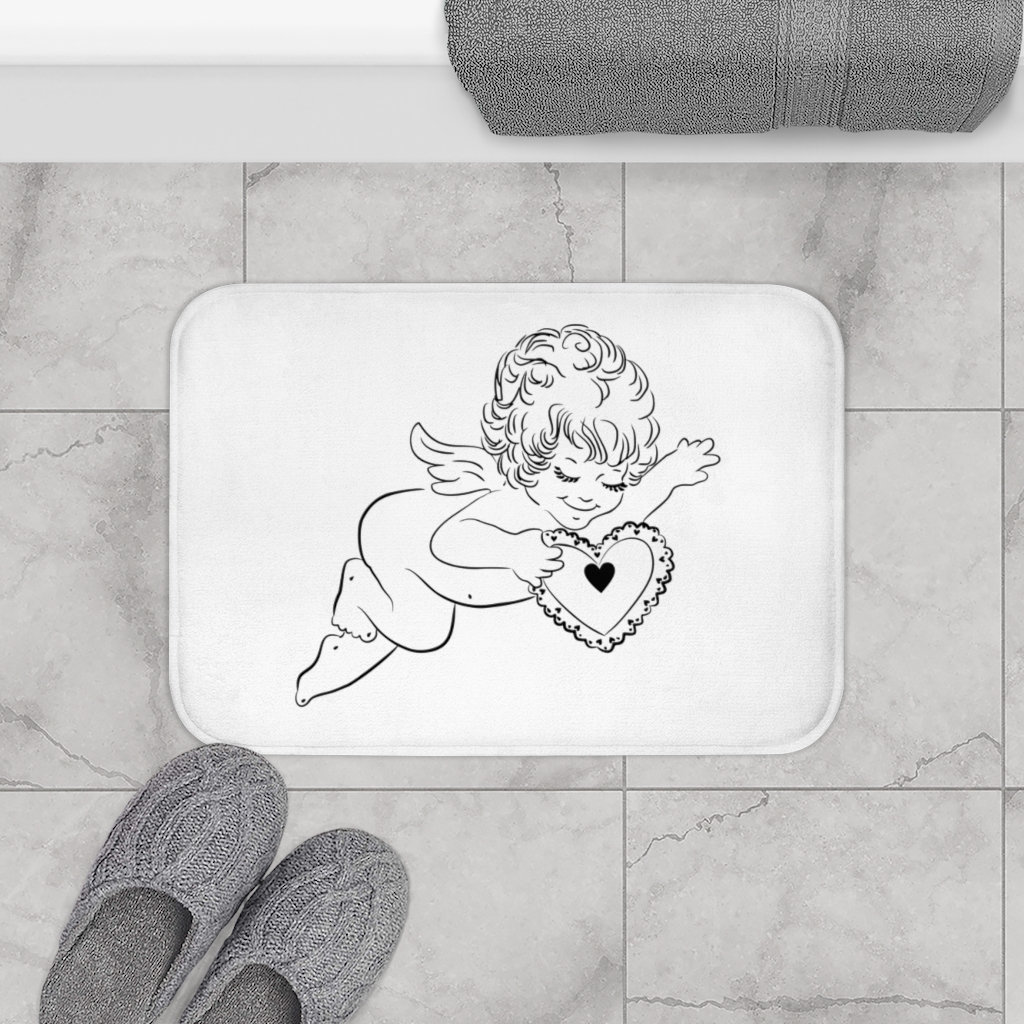 Cupid Floor Mat Bathroom Rug Kitchen Mat Home Decor | Etsy
