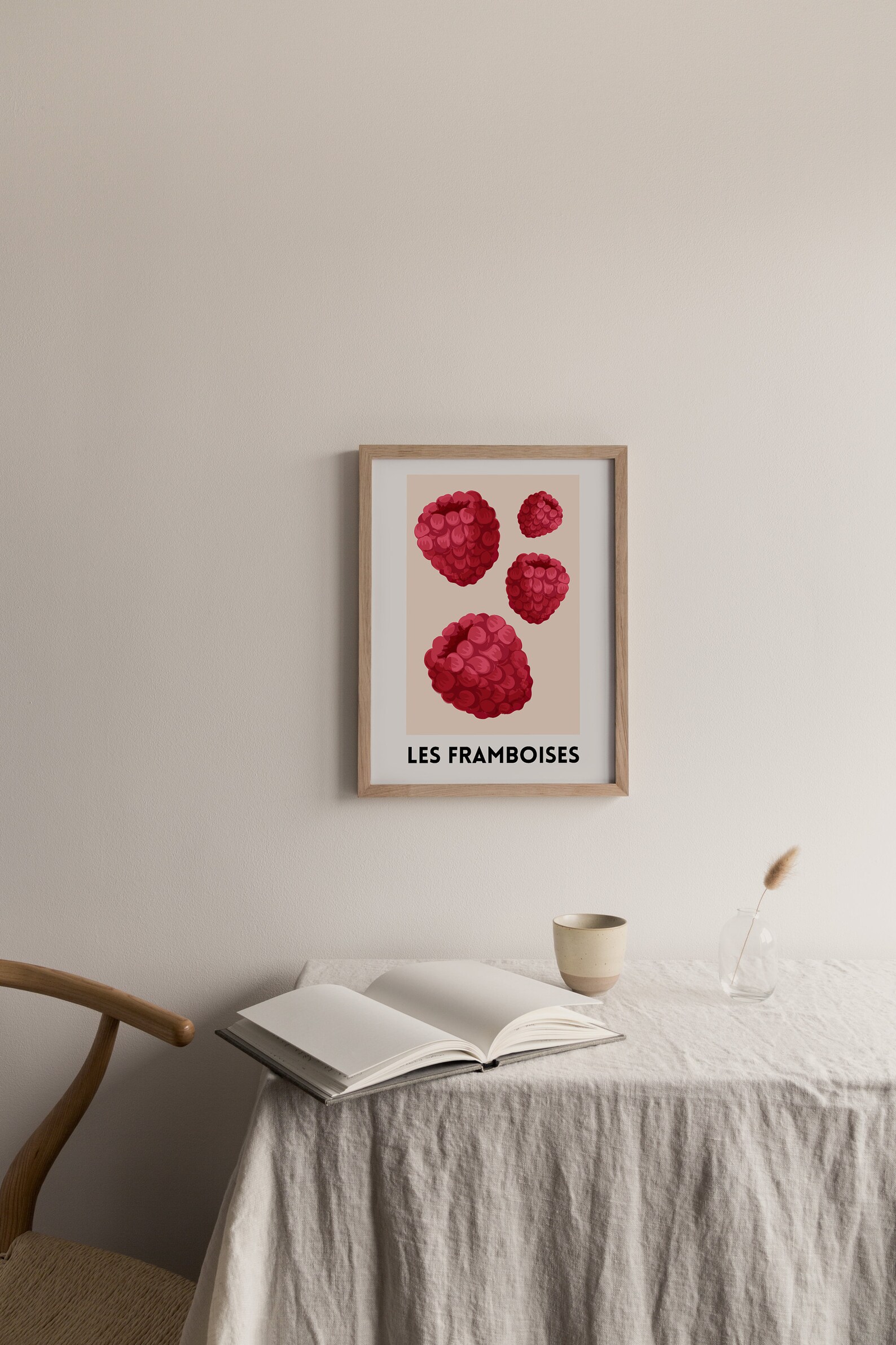 THE RASPBERRIES Poster Raspberry Fruit Art Poster Print - Etsy