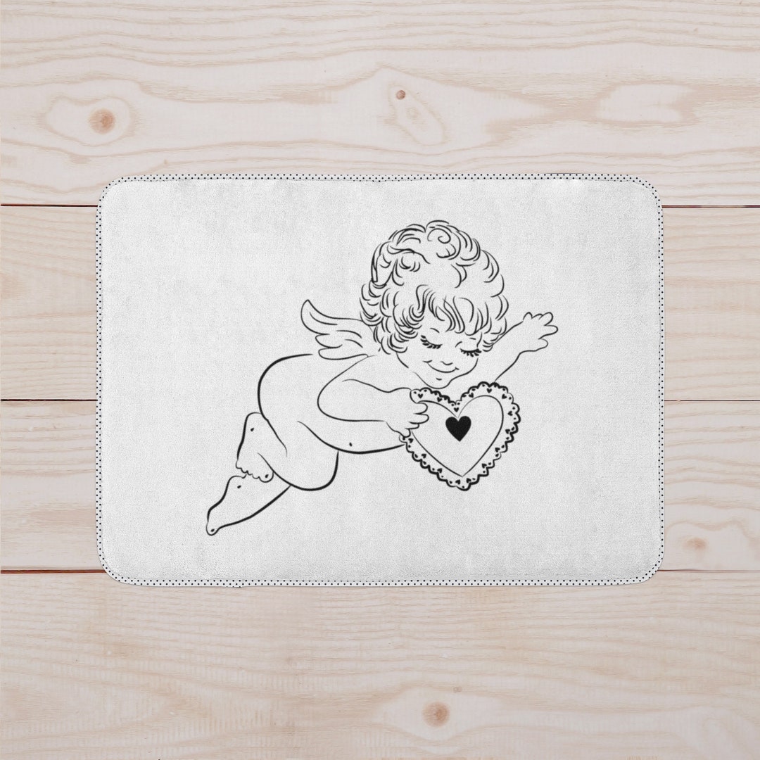 Cupid Floor Mat | Bathroom Rug | Kitchen Mat | Home Decor | Danish ...