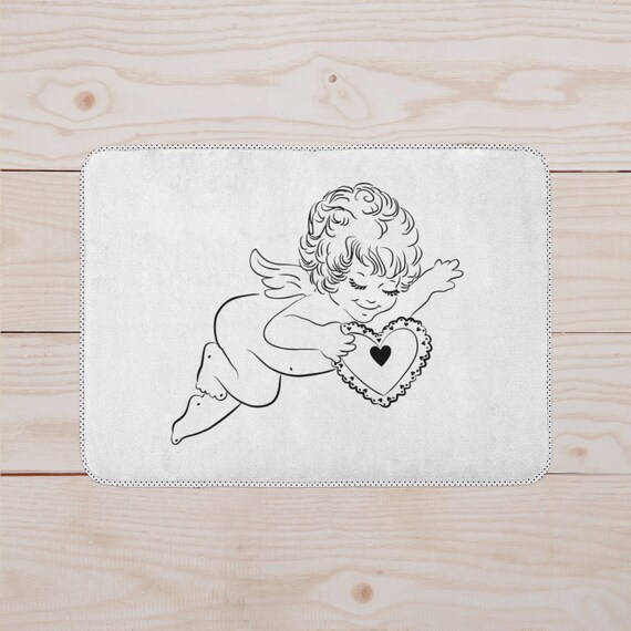 Cupid Floor Mat Bathroom Rug Kitchen Mat Home Decor | Etsy