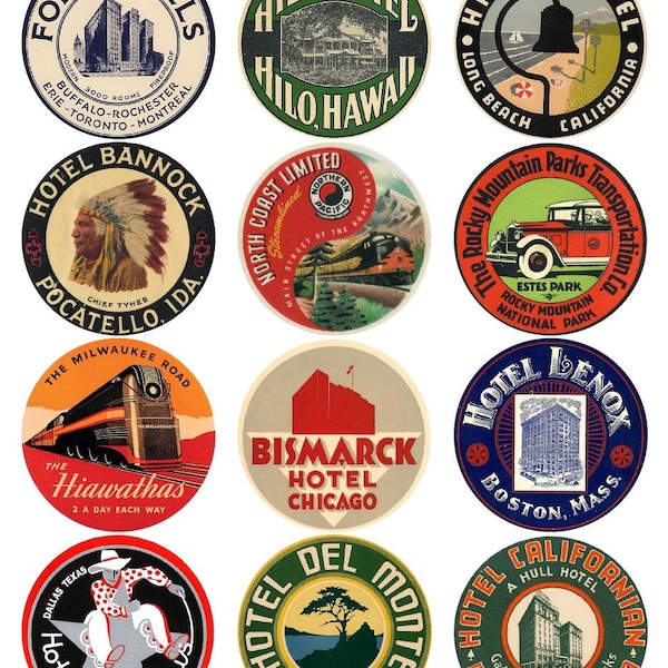 Travel Trunk Sticker - Etsy