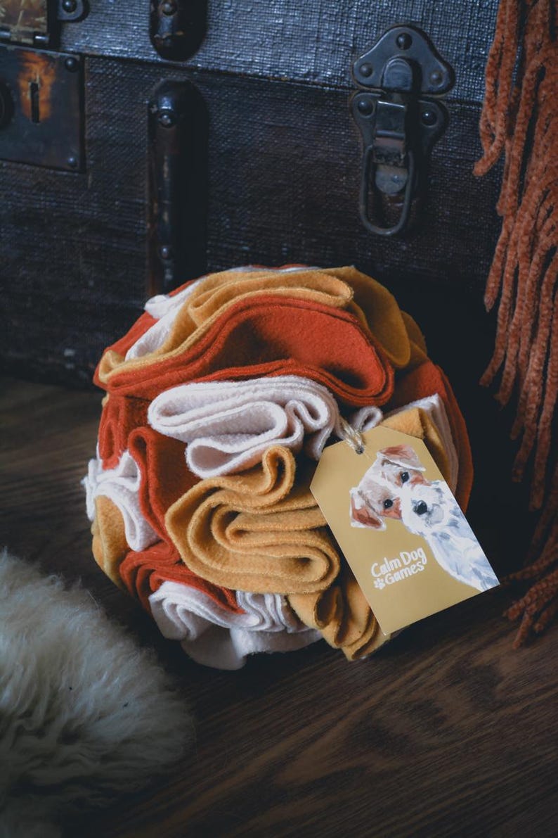 XL Snuffle Ball Enrichment Toy Interactive Dog Toy Slow Feeder Nosework ...