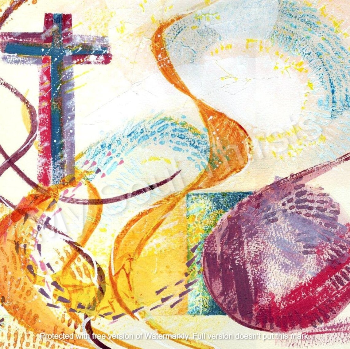 Holy Spirit Christian Art Print - Etsy