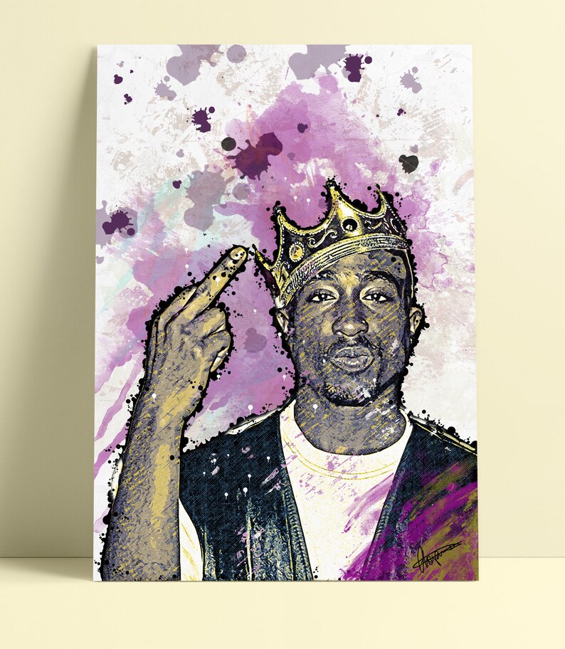 Tupac Shakur 2pac Inspired Poster - Etsy