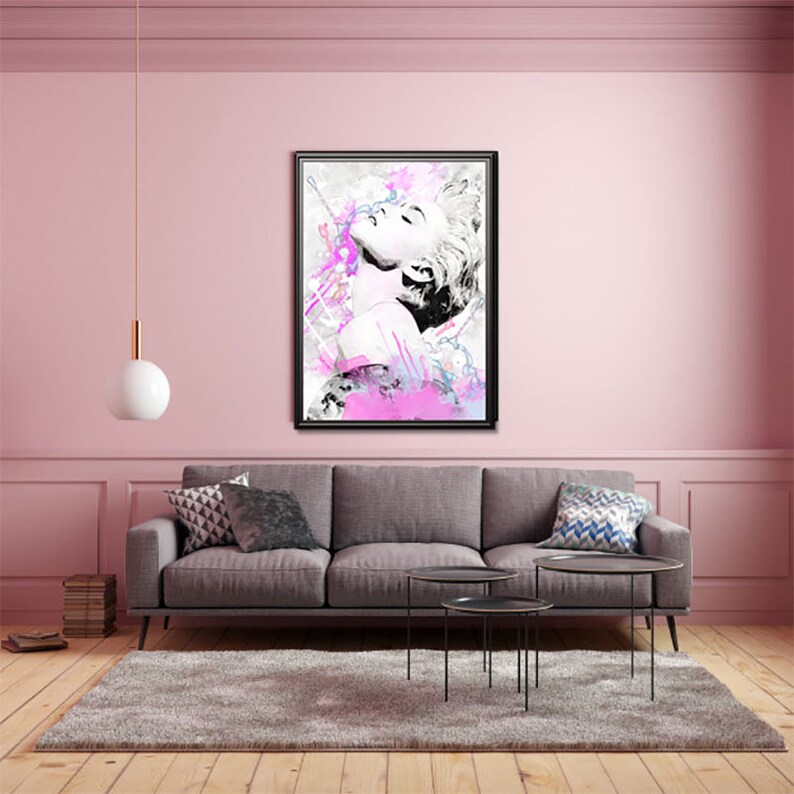 Madonna True Blue Poster Original Design | Etsy