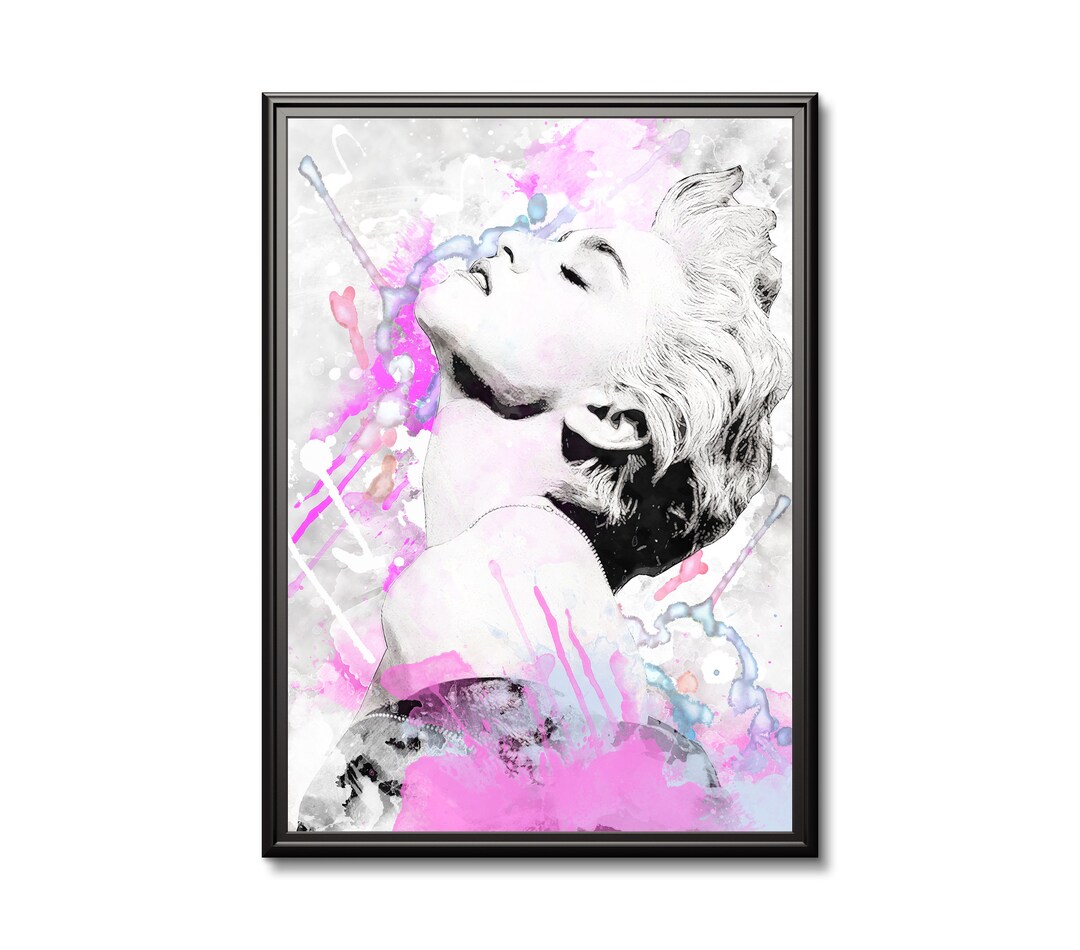 Madonna True Blue Poster Original Design - Etsy