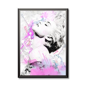 Madonna True Blue Poster Original Design - Etsy