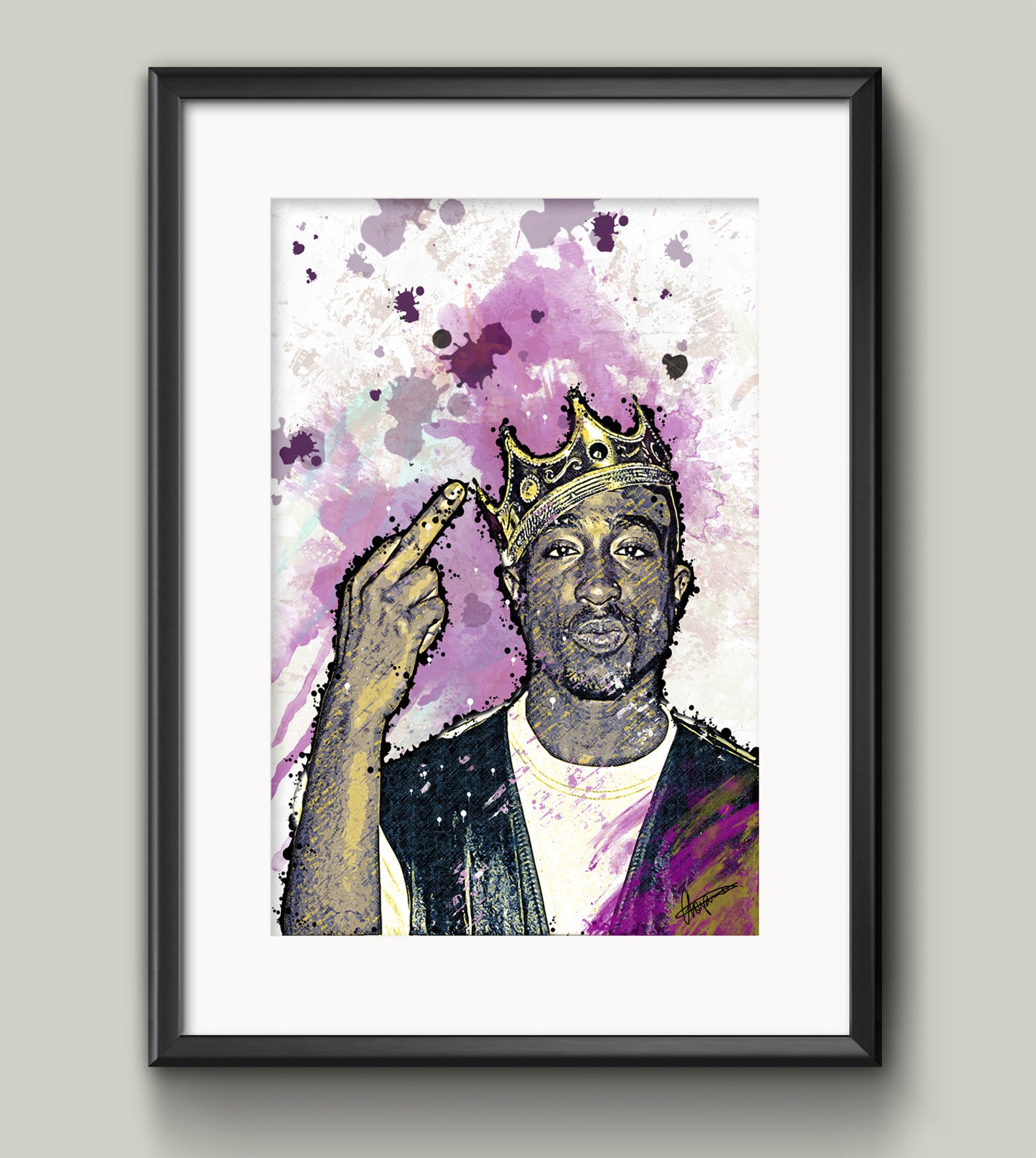 Tupac Shakur 2pac Inspired Poster - Etsy